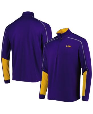 Men's Columbia Purple LSU Tigers Shotgun 2.0 Omni-Wick Quarter-Zip ...