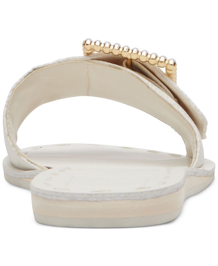 Dolce Vita Women's Dasa Embellished Buckled Slide Flat Sandals - Macy's