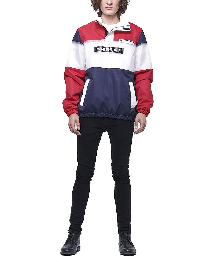 Members Only Men's Color and Translucent Block Jacket - Macy's