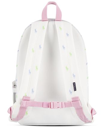 Polo Ralph Lauren Big Girls Pony Adjustable Backpack - Macy's