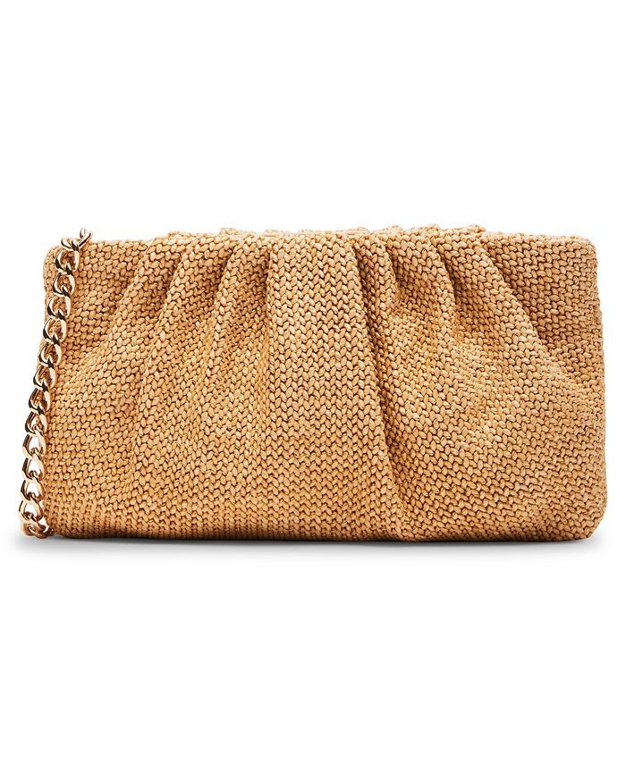 Steve Madden Lucia Raffia Clutch - Macy's