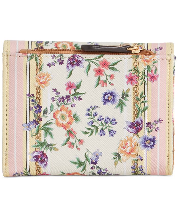 Giani Bernini Pastel Floral Mini Trifold Wallet, Created for Macy's ...