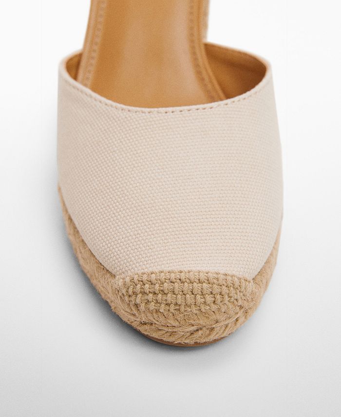 MANGO Women's Lace-Up Espadrilles - Macy's