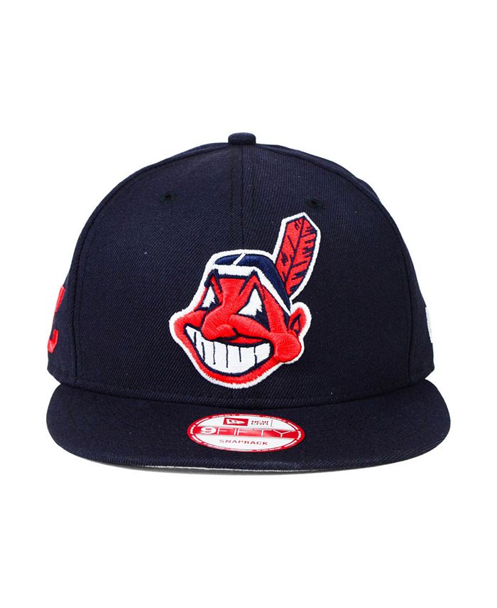 New Era Cleveland Indians 2-Tone Link 9FIFTY Snapback Cap - Macy's