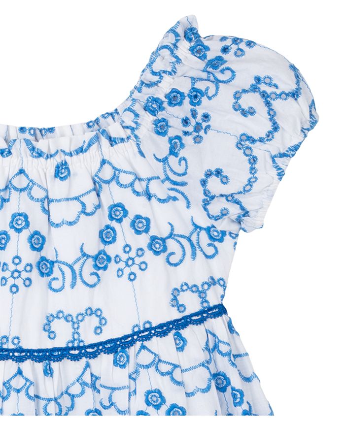 Rare Editions Toddler & Little Girls Embroidered Eyelet Dress - Macy's