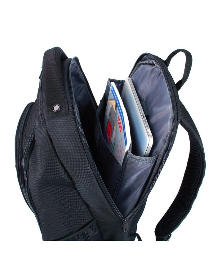 Alpine Swiss 15.6" Laptop Backpack Book Bag Notebook Case Computer Back ...