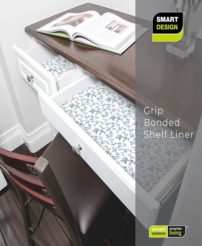 Smart Design Bonded Grip Shelf Liner, 12" x 10' Roll - Macy's