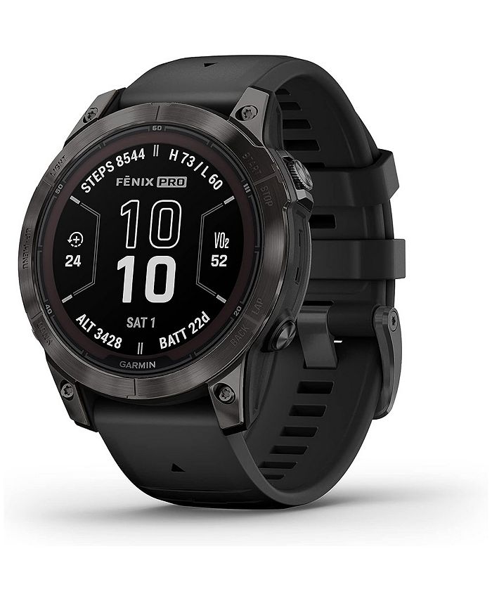 Garmin 47mm Fenix Pro 7 Smartwatch - Titanium - Macy's