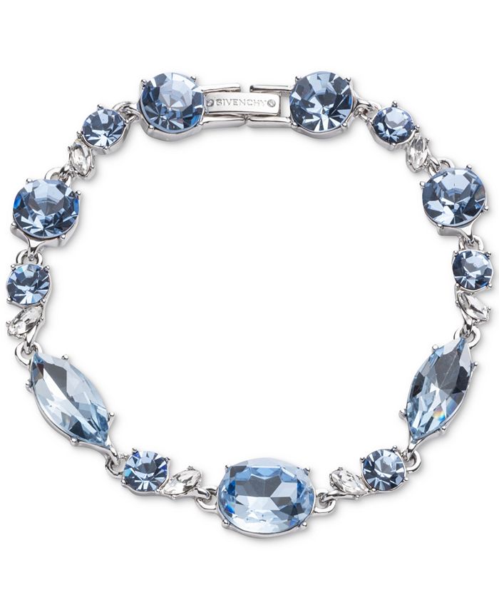 Givenchy Crystal Stone Link Flex Bracelet - Macy's