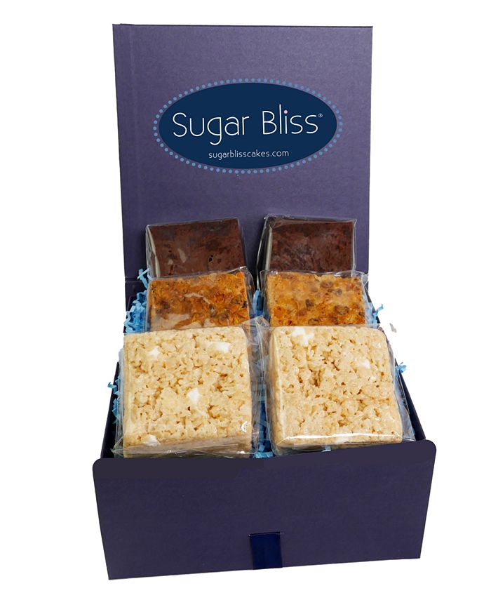 Sugar Bliss Gourmet Brownies Bars Gift Package, 6 piece - Macy's