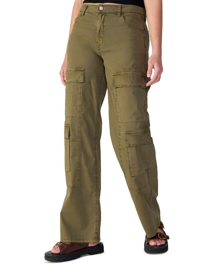 Sanctuary Women's Wide-Leg Cargo Pants - Macy's