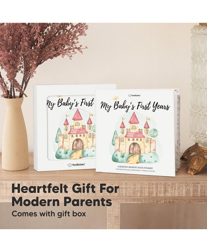 KeaBabies Craft Baby Memory Book, First 5 Years Baby Books, 90 Pages ...
