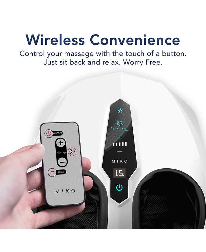 Miko Shiatsu Foot Massager Machine with Kneading and Switchable Heat ...