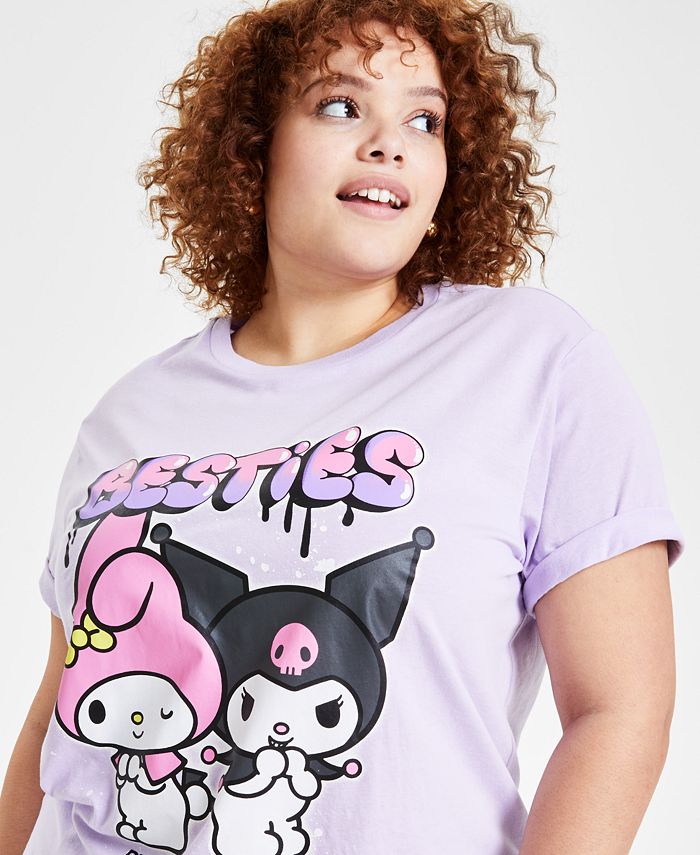 Love Tribe Trendy Plus Size Besties Graphic Print T Shirt Macys