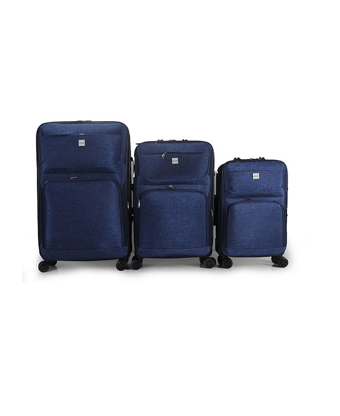 IZOD Zane Soft Shell Lightweight Expandable 360 Dual Spinning Wheels ...