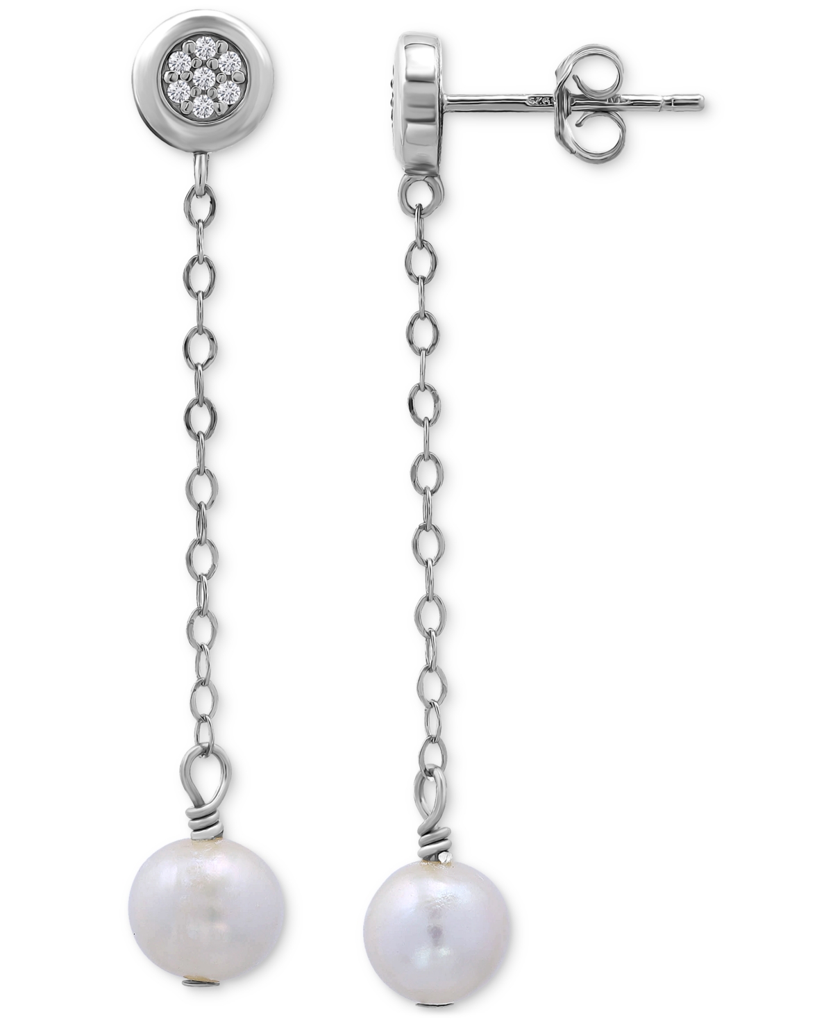 Click here for Giani Bernini Cultured Freshwater Pearl (7mm) & Cu... prices