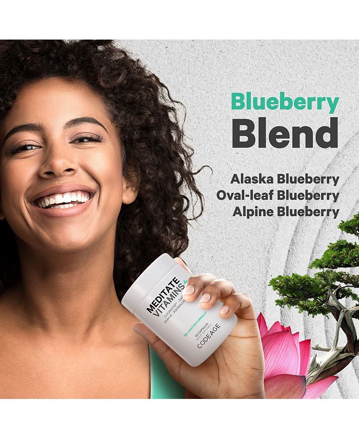 Codeage Meditate, GABA, NeuroFactor, Ashwagandha, DHH-B, Organic ...