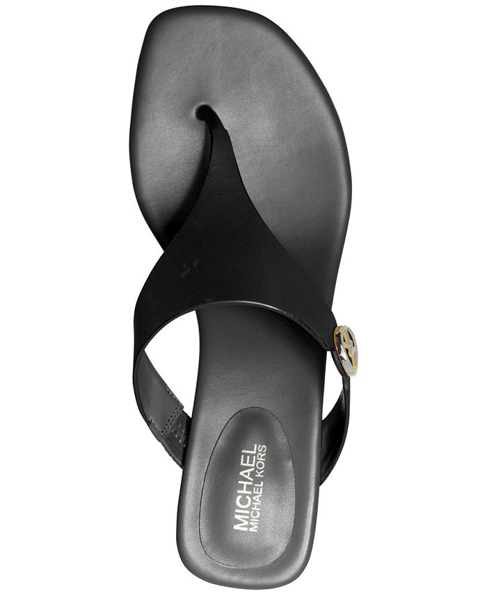 Michael Kors MICHAEL MMK Lucinda Kitten-Heel Sandals - Macy's