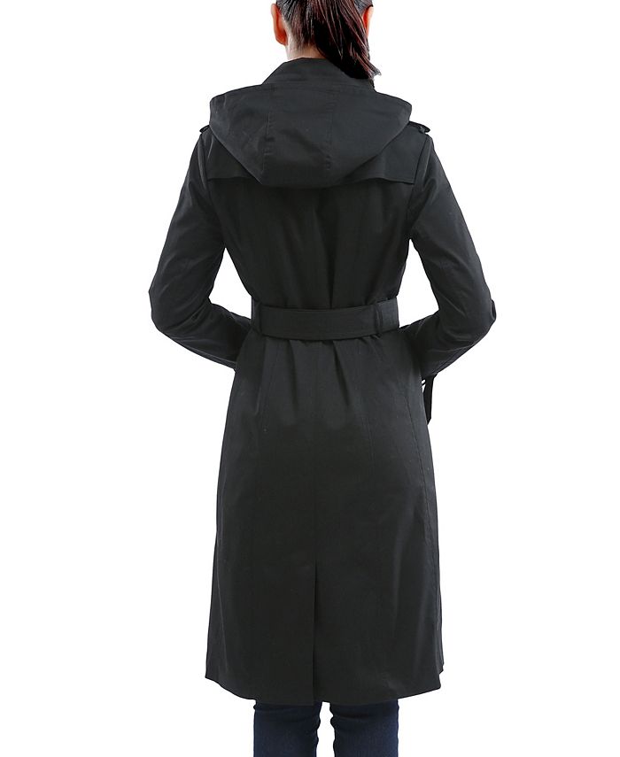 kimi + kai Women's Kayla Water Resistant Hooded Trench Coat - Macy's