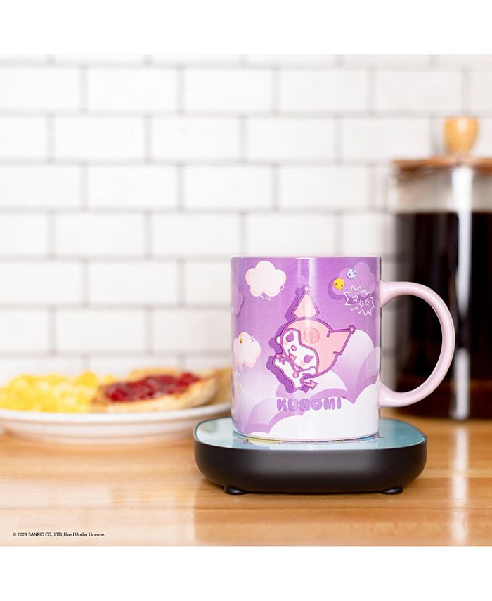 Uncanny Brands Kuromi Coffee Mug with Electric Mug Warmer – Keeps Your ...