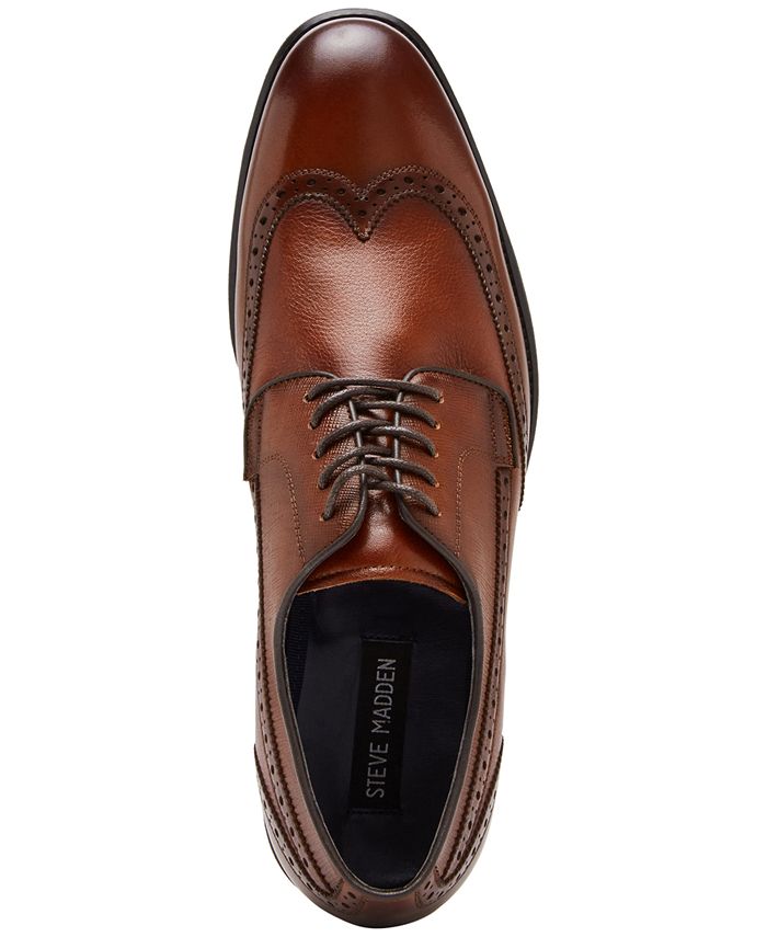 Steve Madden Men's Amir Classic Wingtip Oxford Dress Shoe - Macy's