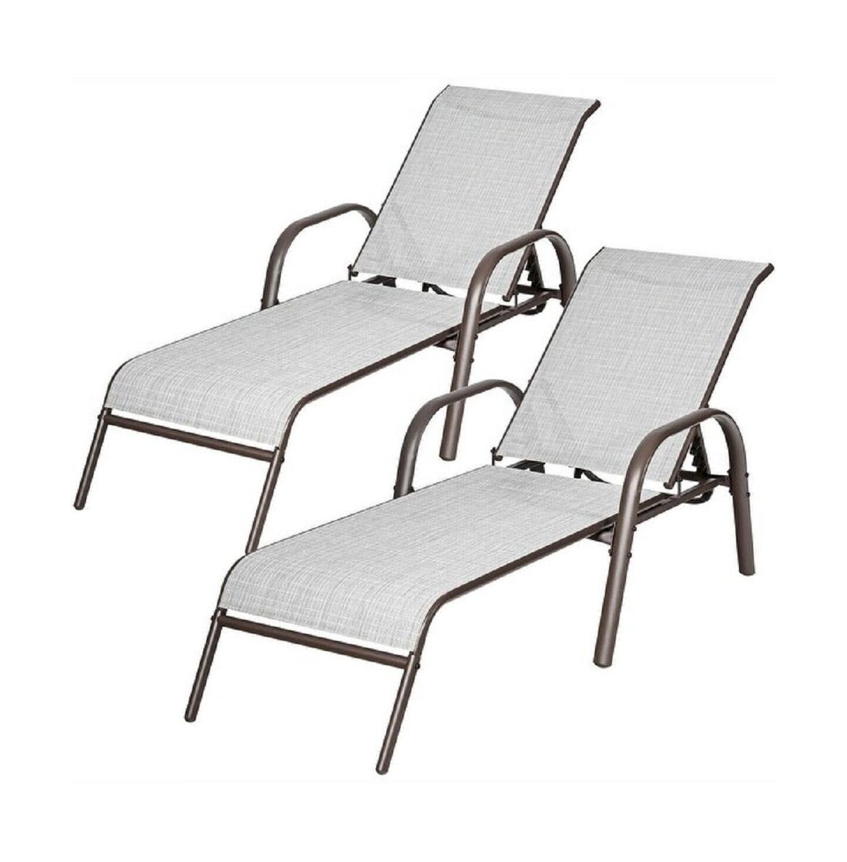 Click here for Slickblue Set of 2 Patio Adjustable Recliner Loung... prices