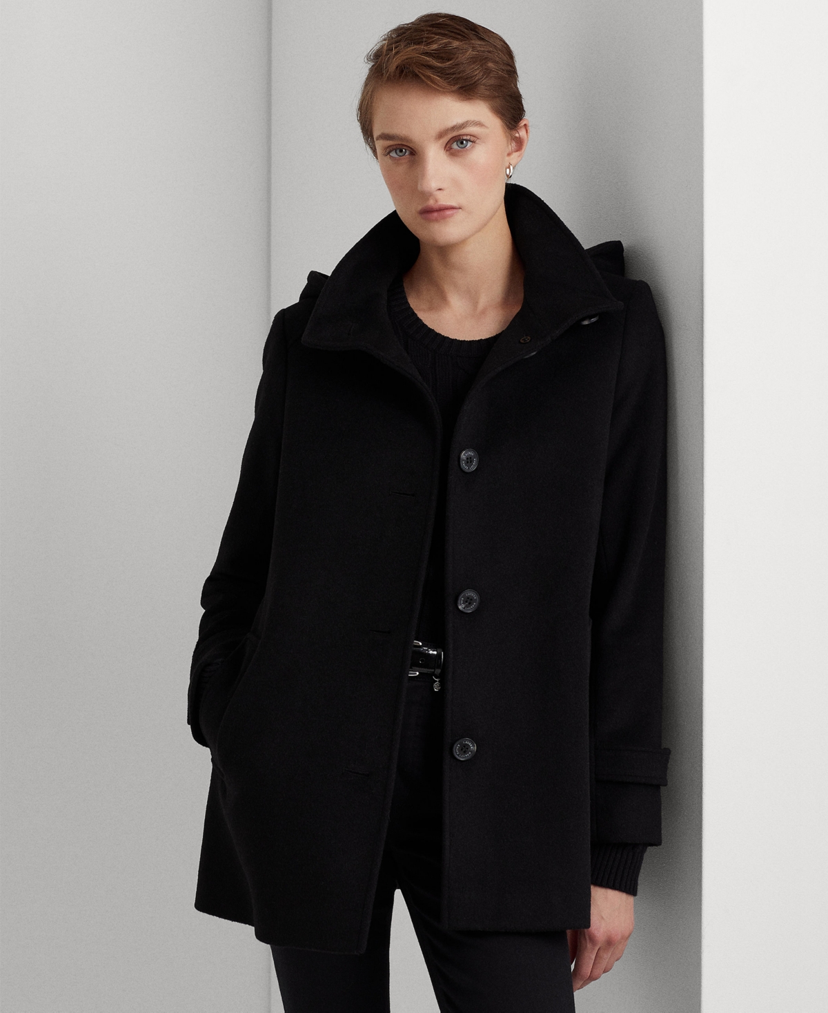 Click here for Lauren Ralph Lauren Womens Icon Hooded A-Line Coat... prices