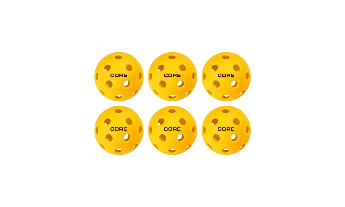Click here for Core Pickleball Yellow Indoor 26 Hole Pickleballs... prices