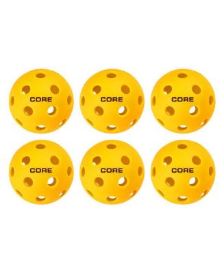 CORE Pickleball Yellow Indoor 26 Hole Pickleballs - Macy's