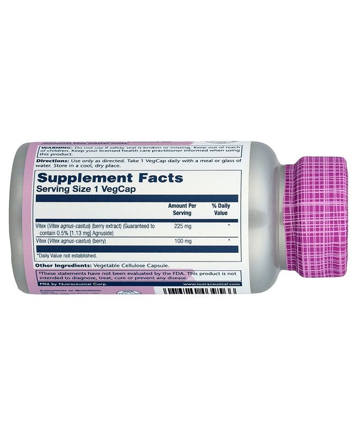 Solaray Vitex Berry Extract 225 mg - 60 VegCaps - Macy's