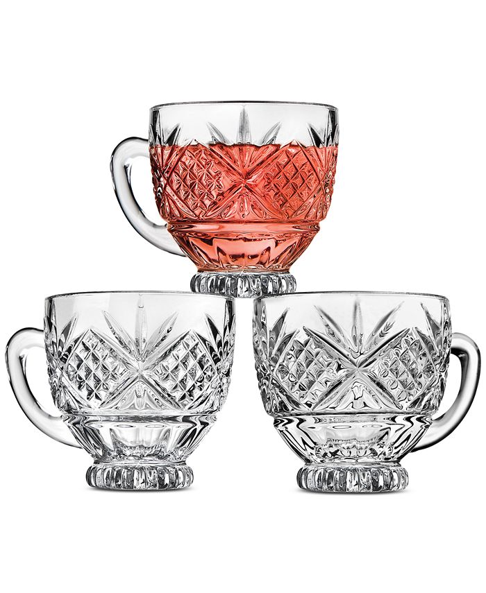 Godinger Dublin 10-Pc. Crystal Punch Bowl & Cups Set - Macy's
