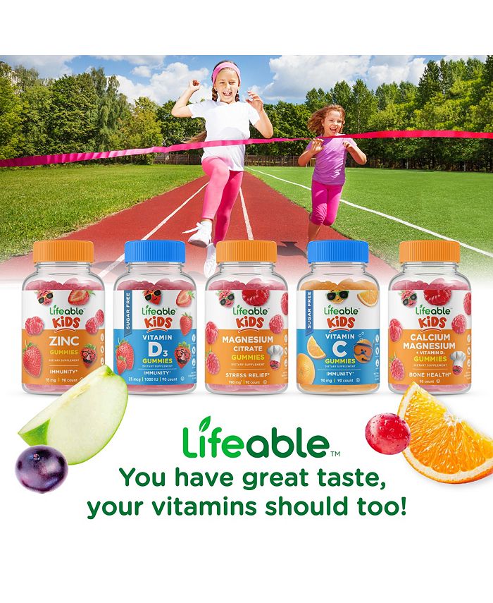 Lifeable Kids Multivitamin Gummies - Immunity And Metabolism - Great ...