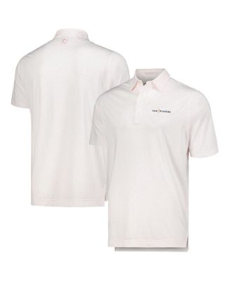 FootJoy Men's Light Pink The Players Painted Floral Lisle ProDry Polo ...
