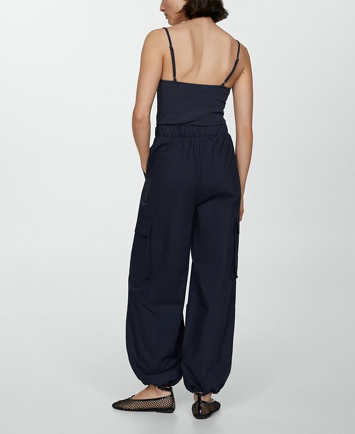 MANGO Women's Parachute Overall - Macy's