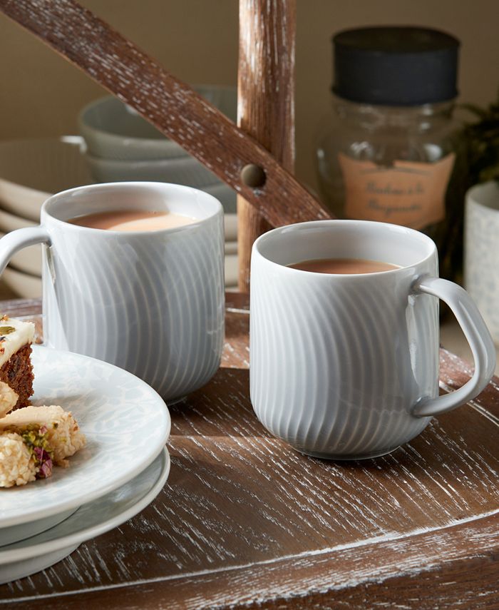 Denby Porcelain Arc Collection Mugs, Set of 2 - Macy's
