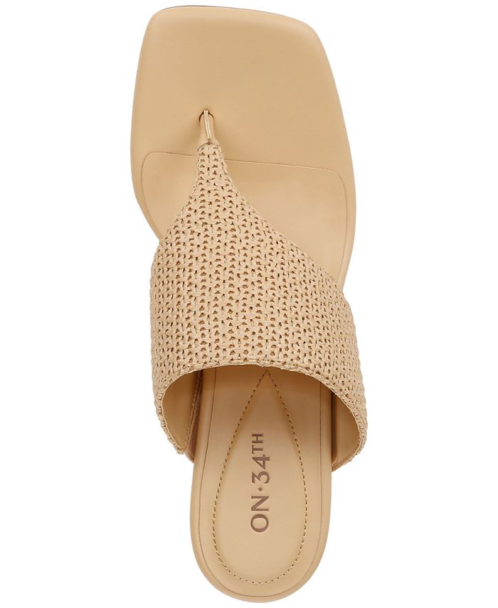 On 34th Women's Zaddie Thong Dress Sandals, Created for Macy's - Macy's