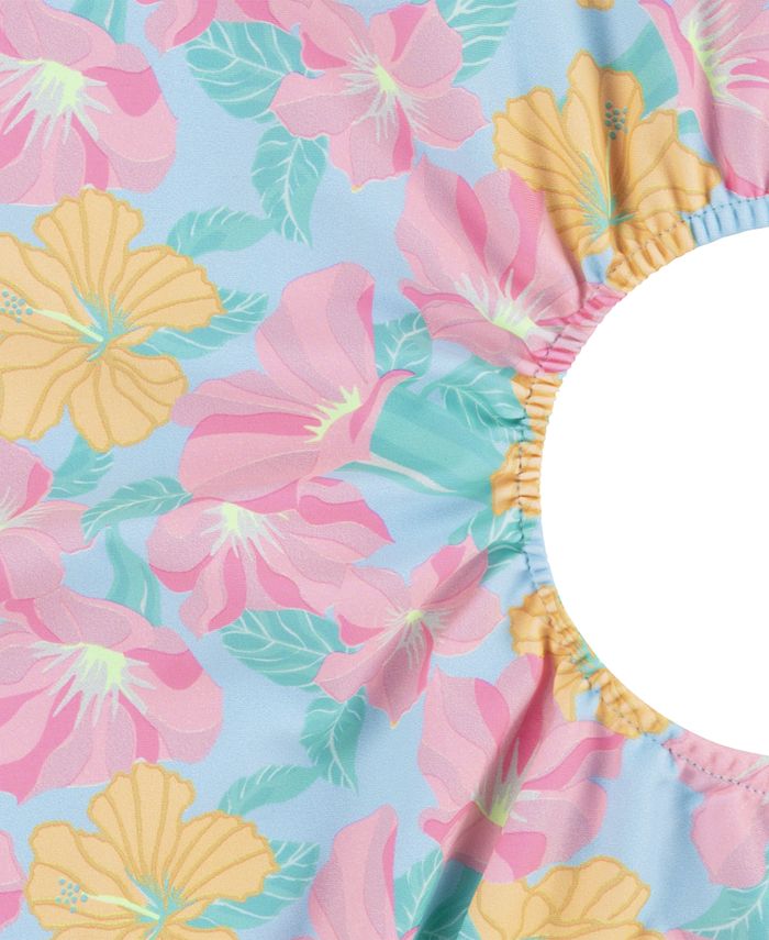 Hurley Big Girls Cut Out One Piece Swimsuit - Macy's