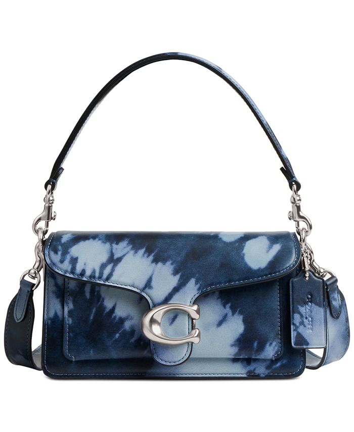 COACH Tabby Mini Tie-Dye Print Leather Shoulder Bag 20 - Macy's