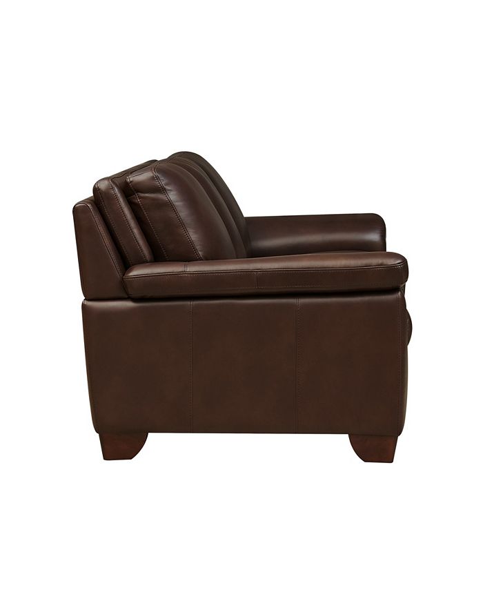 Hydeline Magnum 84" Top Grain Leather Sofa - Macy's