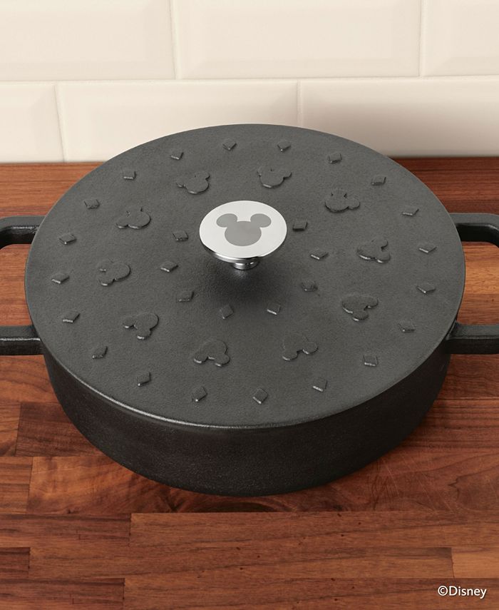 Farberware Disney Monochrome 3 Quart Cast Iron Shallow Casserole - Macy's