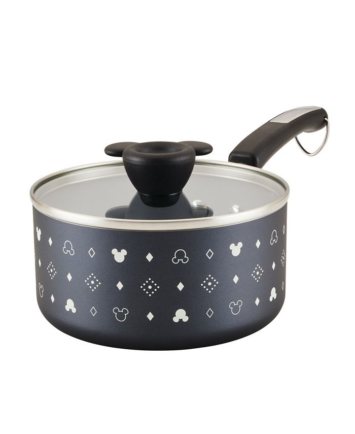 Farberware Disney Monochrome 2 Quart Ceramic Nonstick Saucepan with Lid ...