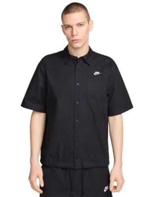 Nike Men's Club Oxford Button-Up Logo Shirt - Macy's