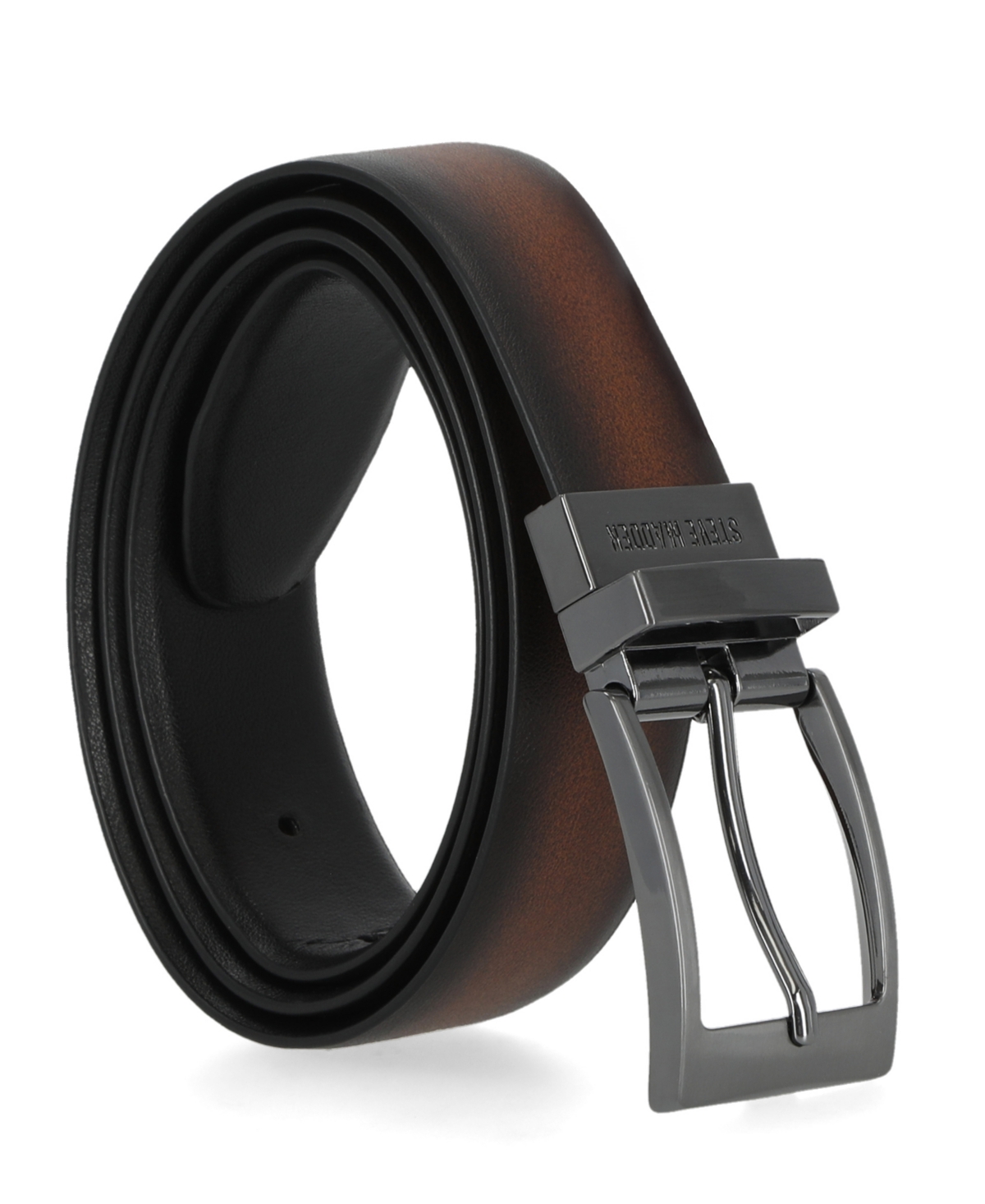 Click here for Steve Madden Mens Burnished Reversible Dress Belt... prices