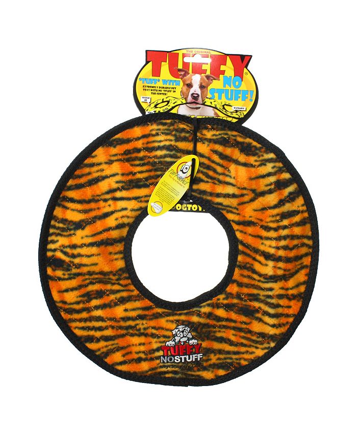 Tuffy No Stuff Mega Ring Tiger, Dog Toy - Macy's