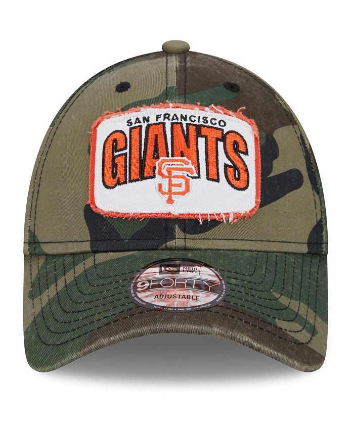 New Era Men's Camo San Francisco Giants Gameday 9forty Adjustable Hat ...