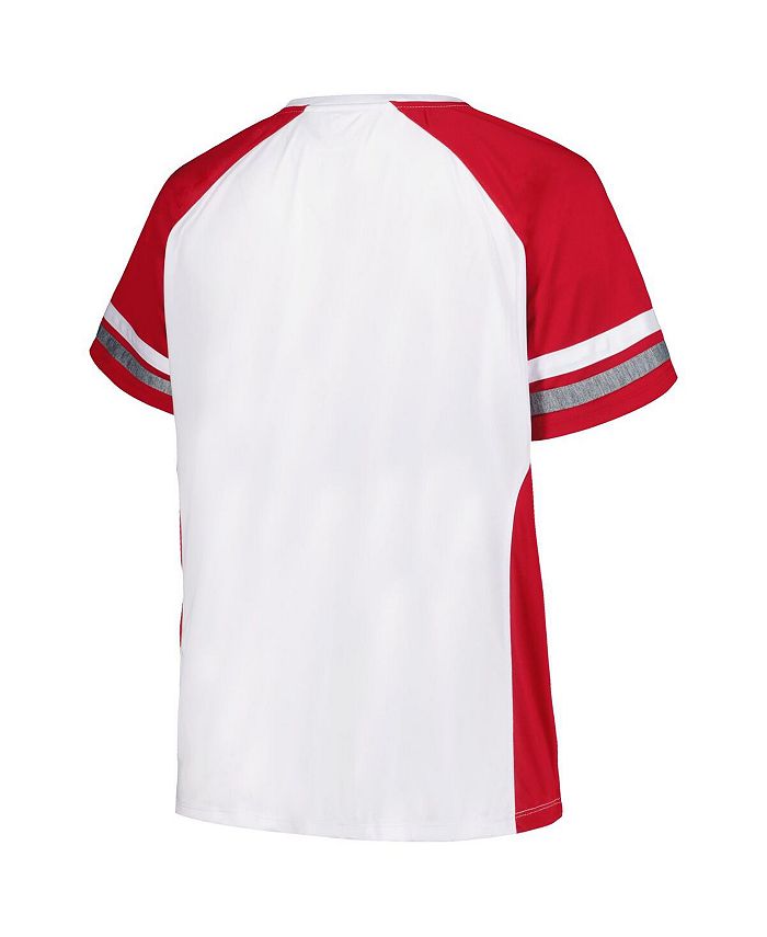 Fanatics Branded Women's White/Scarlet San Francisco 49ers Plus Size ...