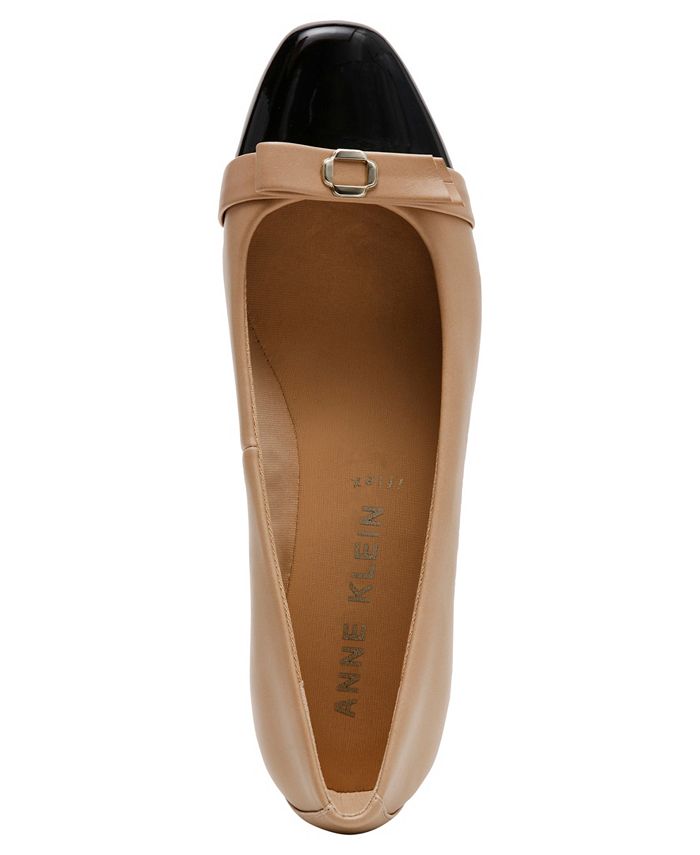 Anne Klein Women's Mesa Bow Detail Wedge Ballet Flats - Macy's