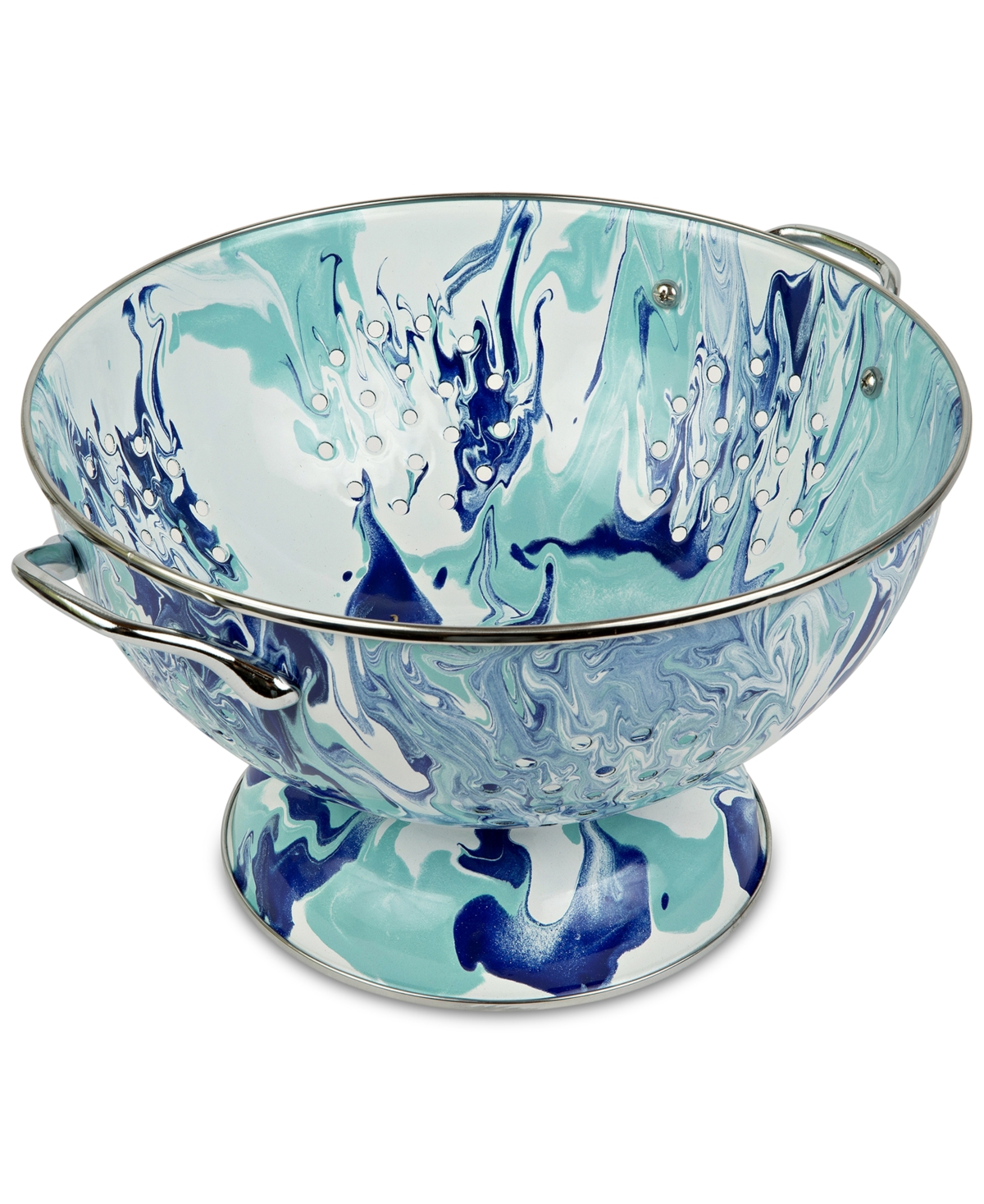 Click here for Golden Rabbit Lagoon Enameled Steel Large Colander... prices