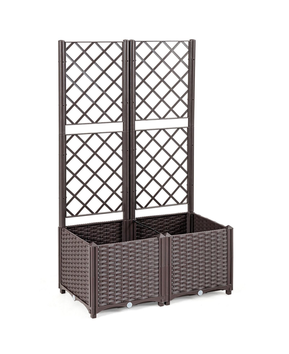 Click here for Slickblue Raised Garden Bed with Trellis Planter B... prices
