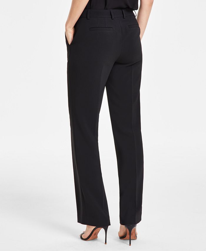 Anne Klein Women's Wide-Leg Front-Crease Pants - Macy's